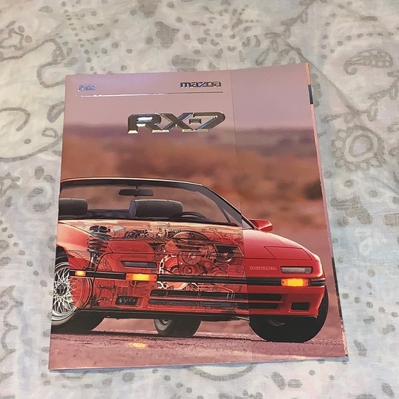Vintage | Other | 988 Mazda Rx7 Rx7 26page Original Sales Brochure ...